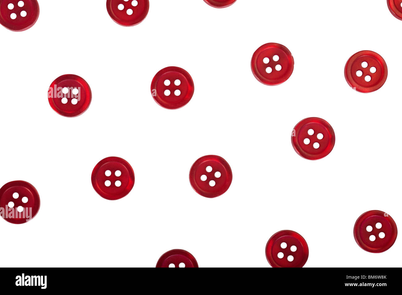 Red buttons on white background Stock Photo - Alamy