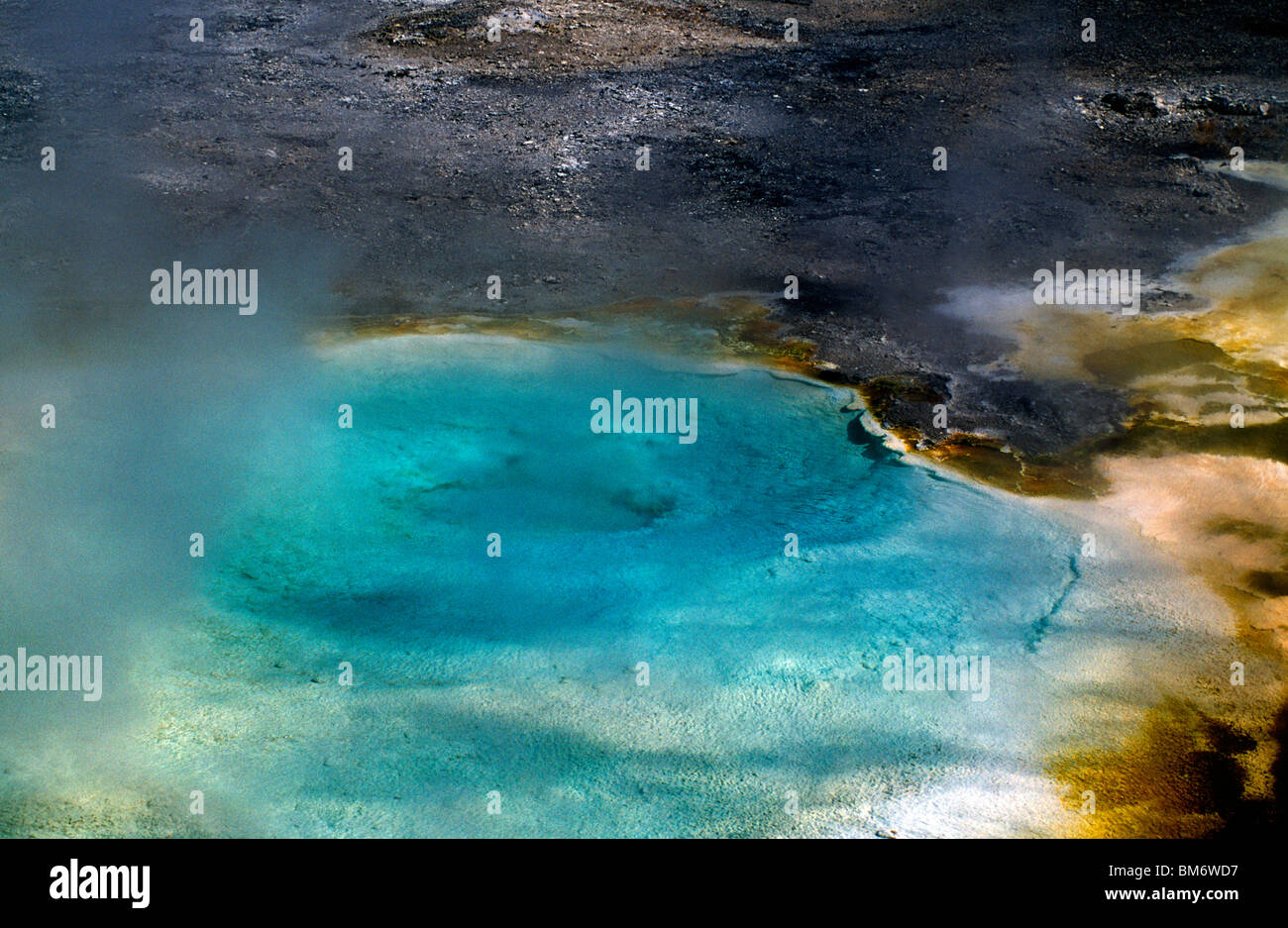 Yellowstone volcano crater hi-res stock photography and images - Alamy