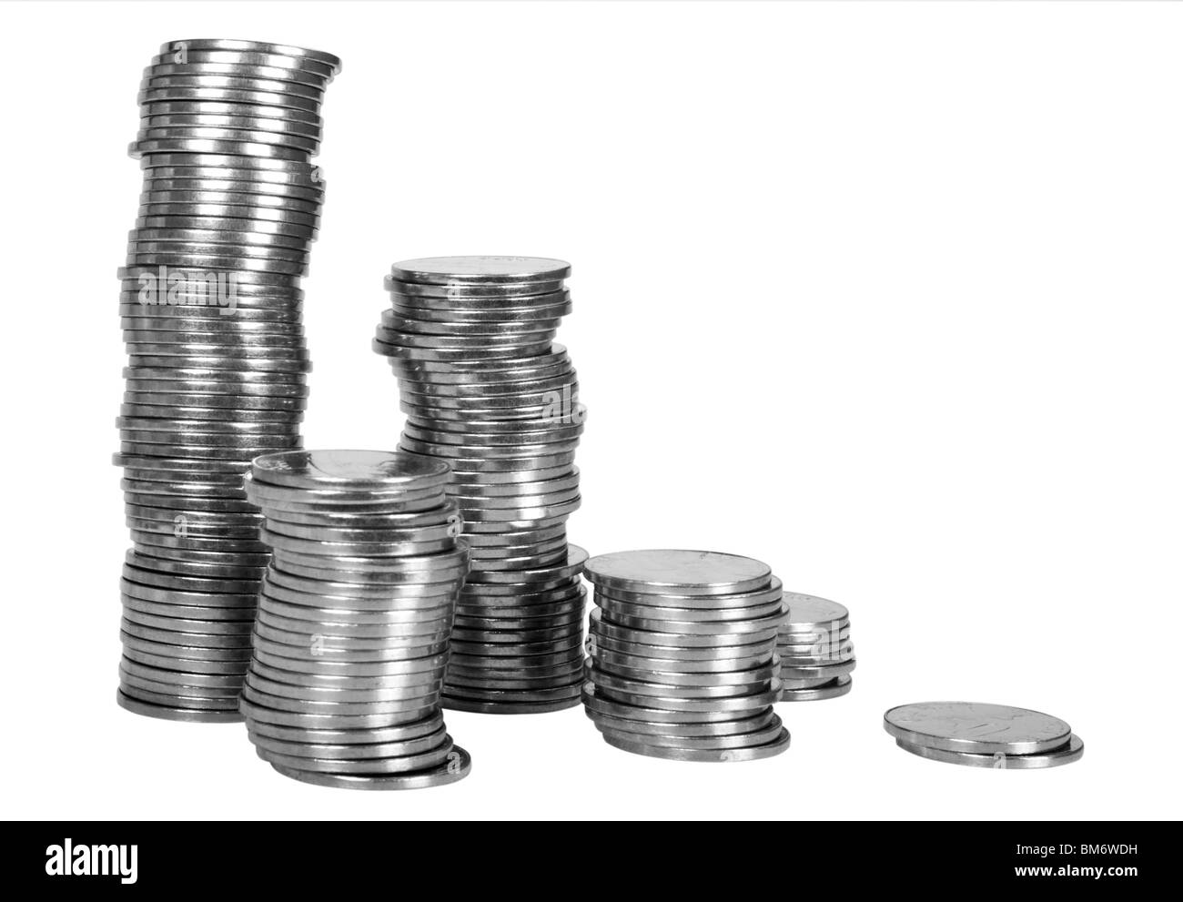 Indian coins Black and White Stock Photos & Images - Alamy