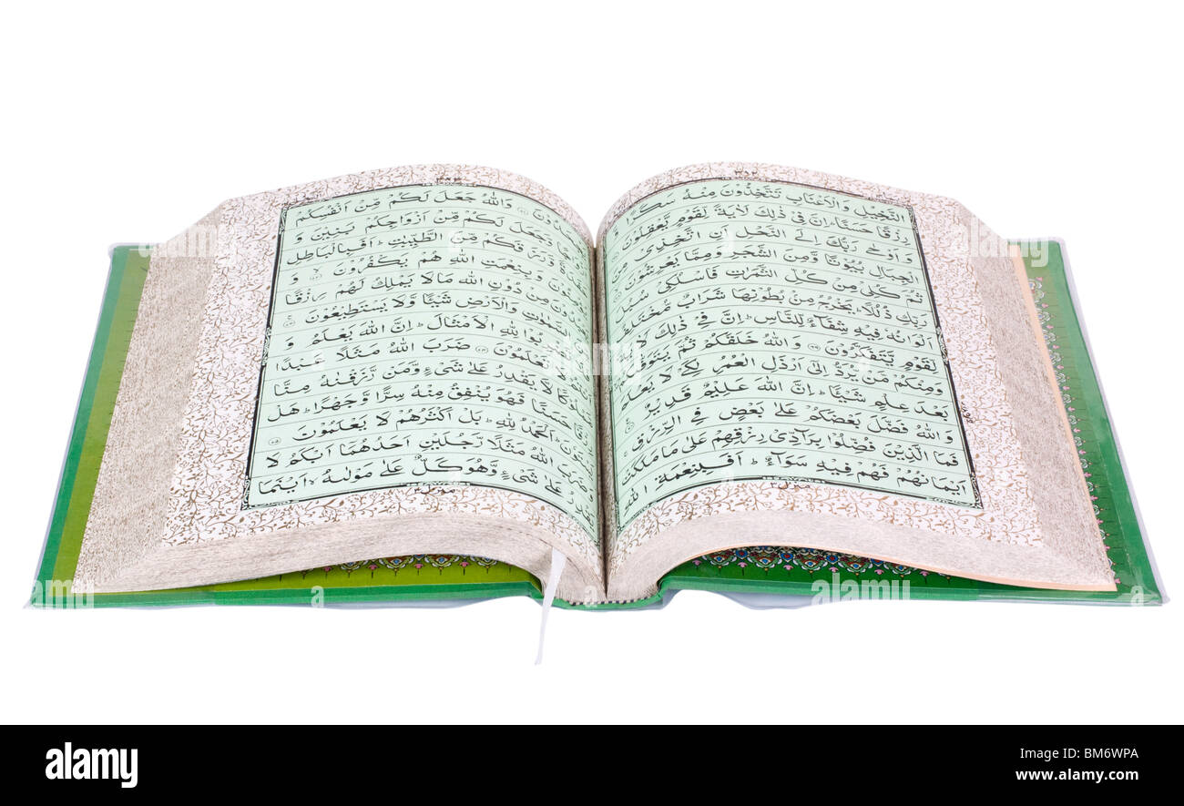 Arabic holy quran koran Cut Out Stock Images & Pictures - Alamy