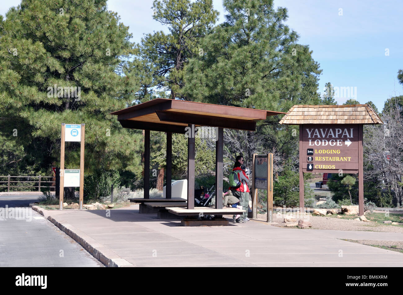 Bus stop grand canyon national hi-res stock photography and images - Alamy