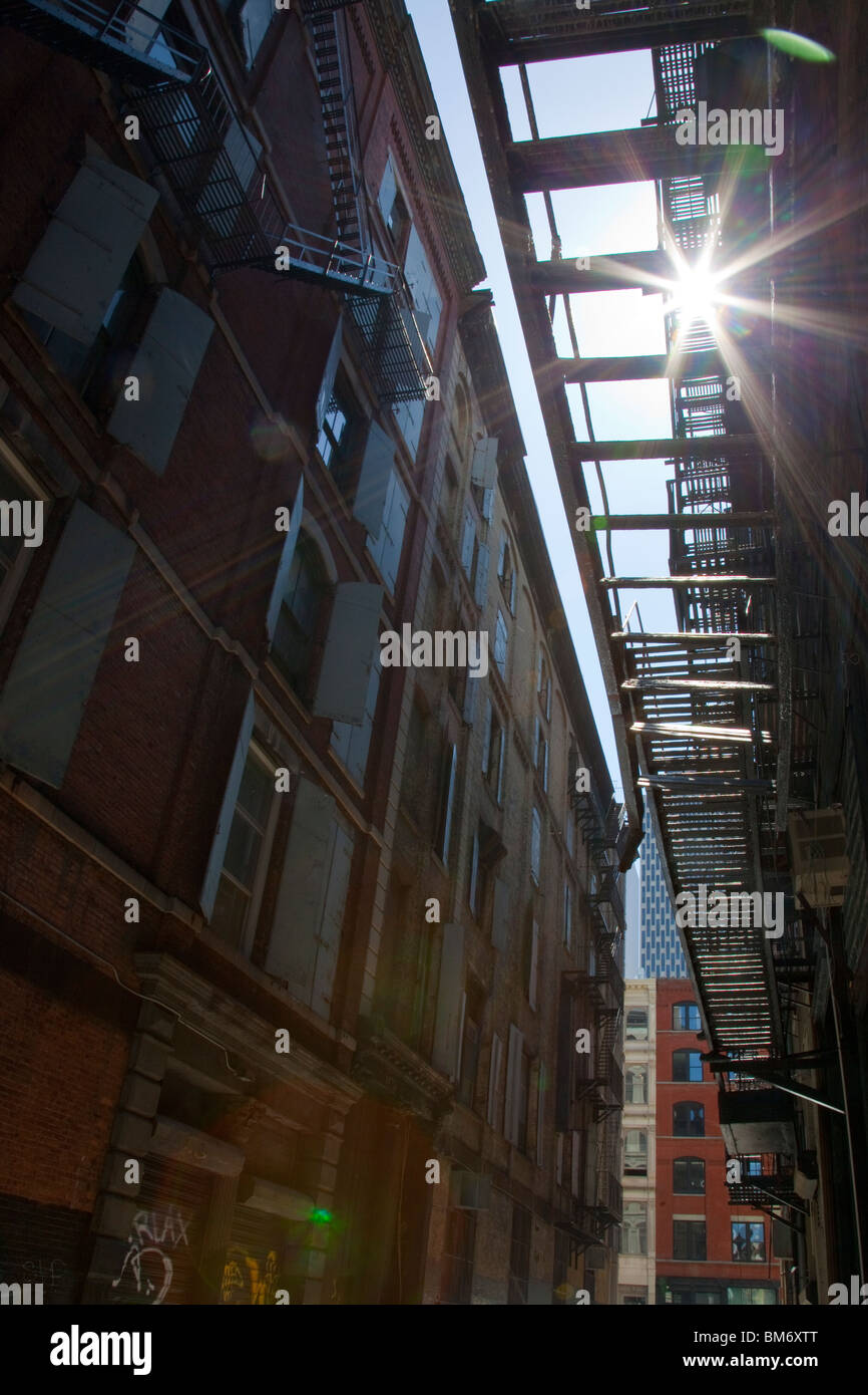 Cortlandt Alley, Tribeca, New York City Stock Photo - Alamy