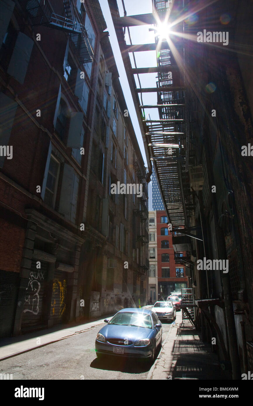 Cortlandt Alley, Tribeca, New York City Stock Photo - Alamy