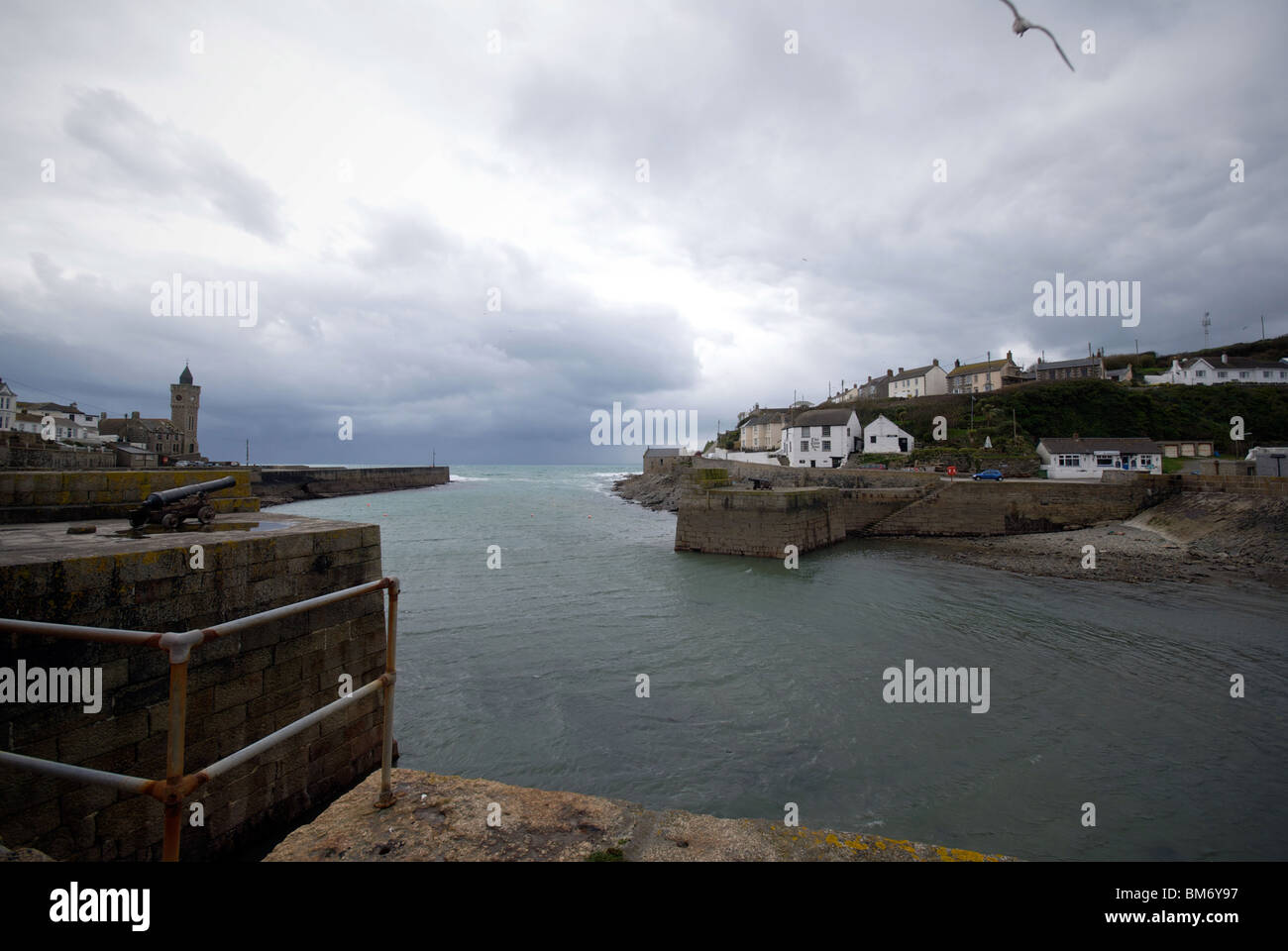 Porthleven Cornwall UK Harbour Harbor Quay Stock Photo - Alamy