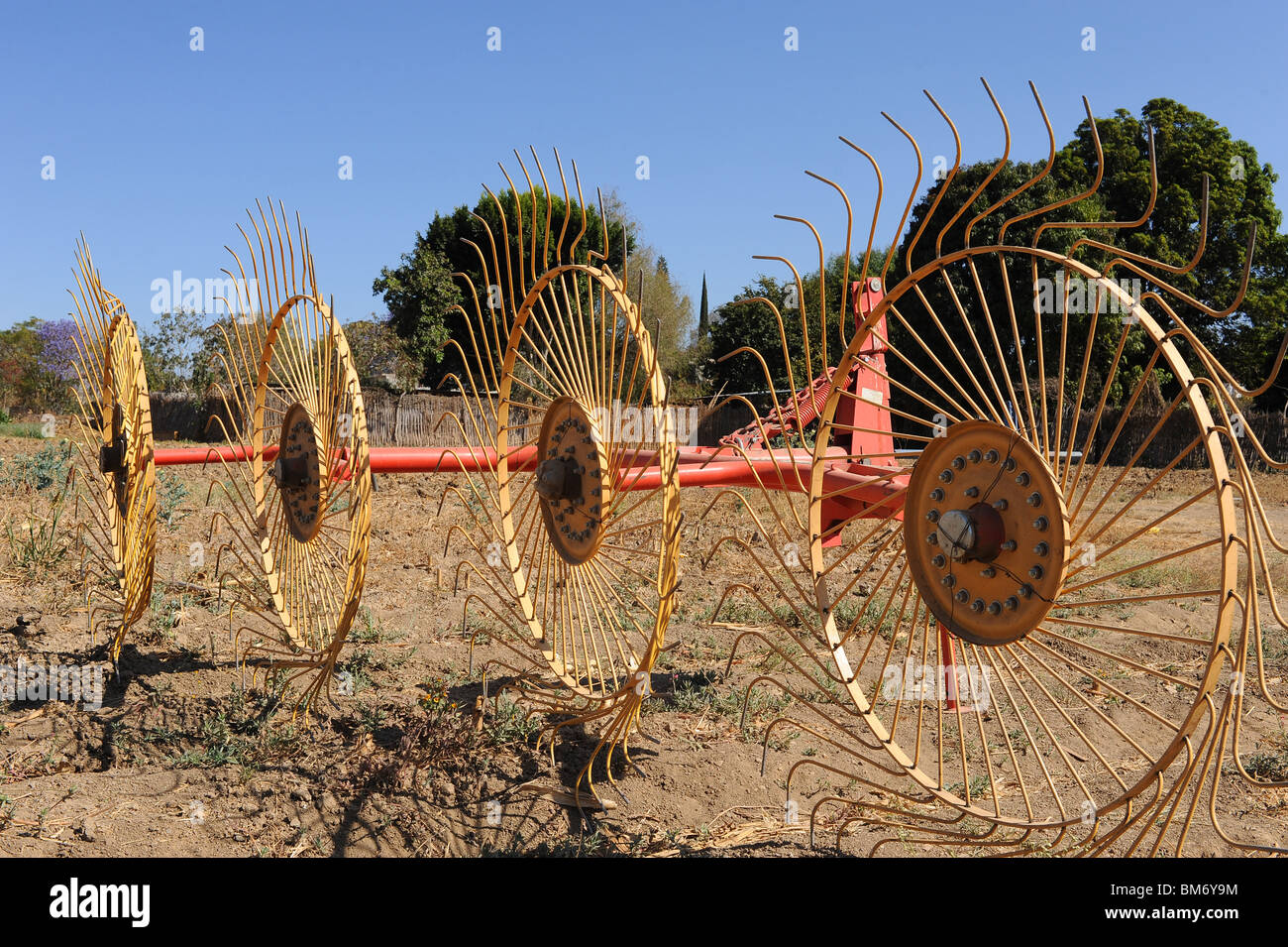 Part of an old farm crop cutter in rural area of Mexico Stock Photo - Alamy
