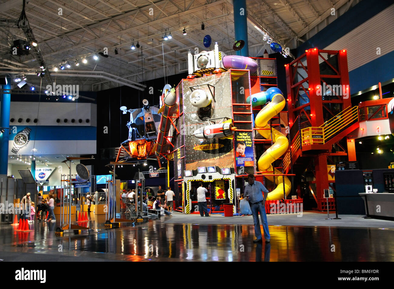 NASA museum, Houston, Texas, USA Stock Photo - Alamy