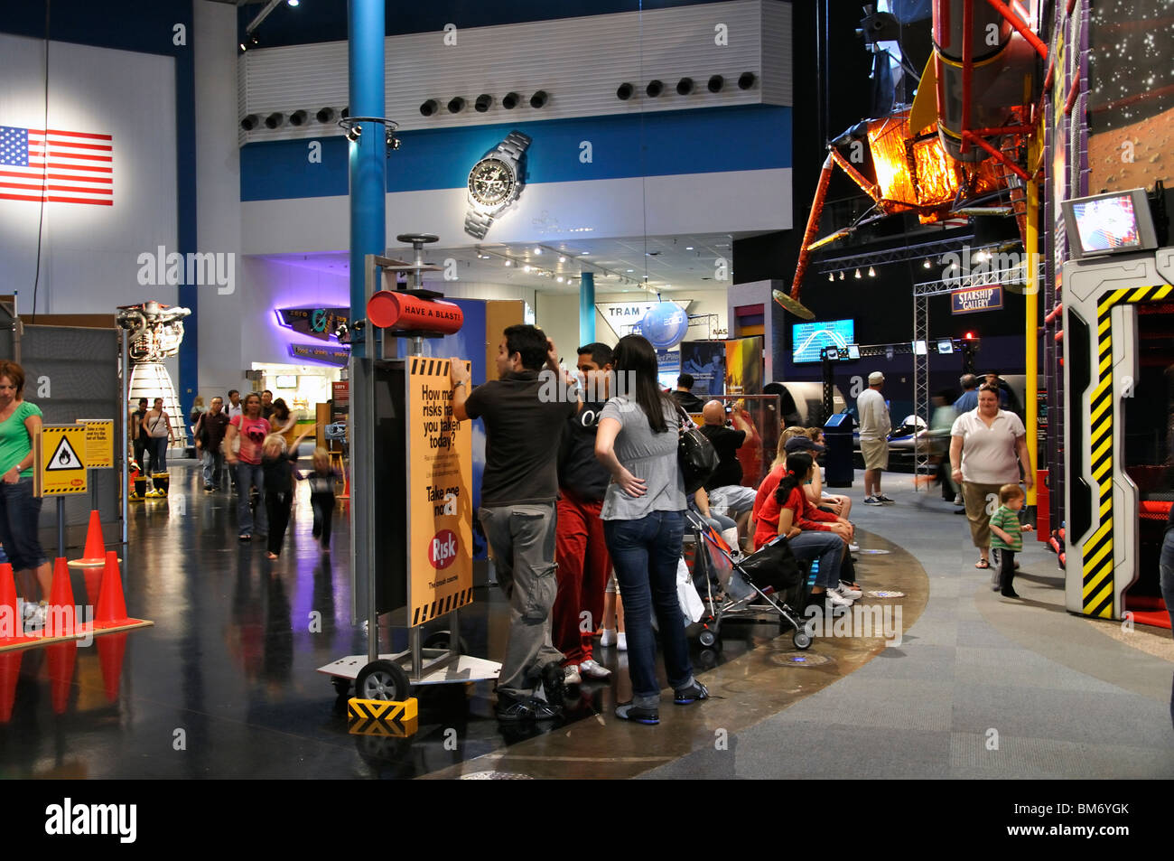 NASA museum, Houston, Texas, USA Stock Photo - Alamy