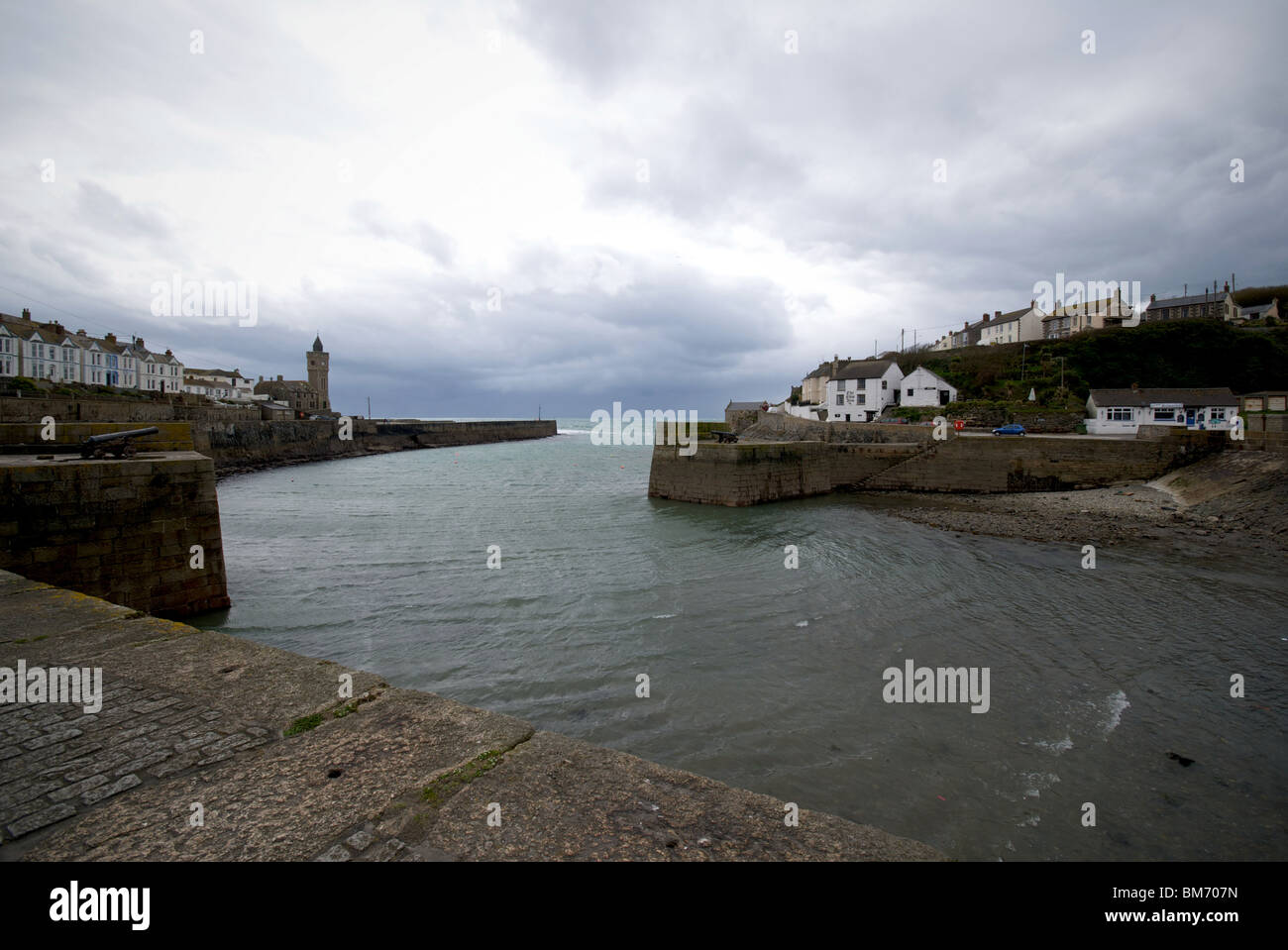 Porthleven Cornwall UK Harbour Harbor Quay Stock Photo - Alamy