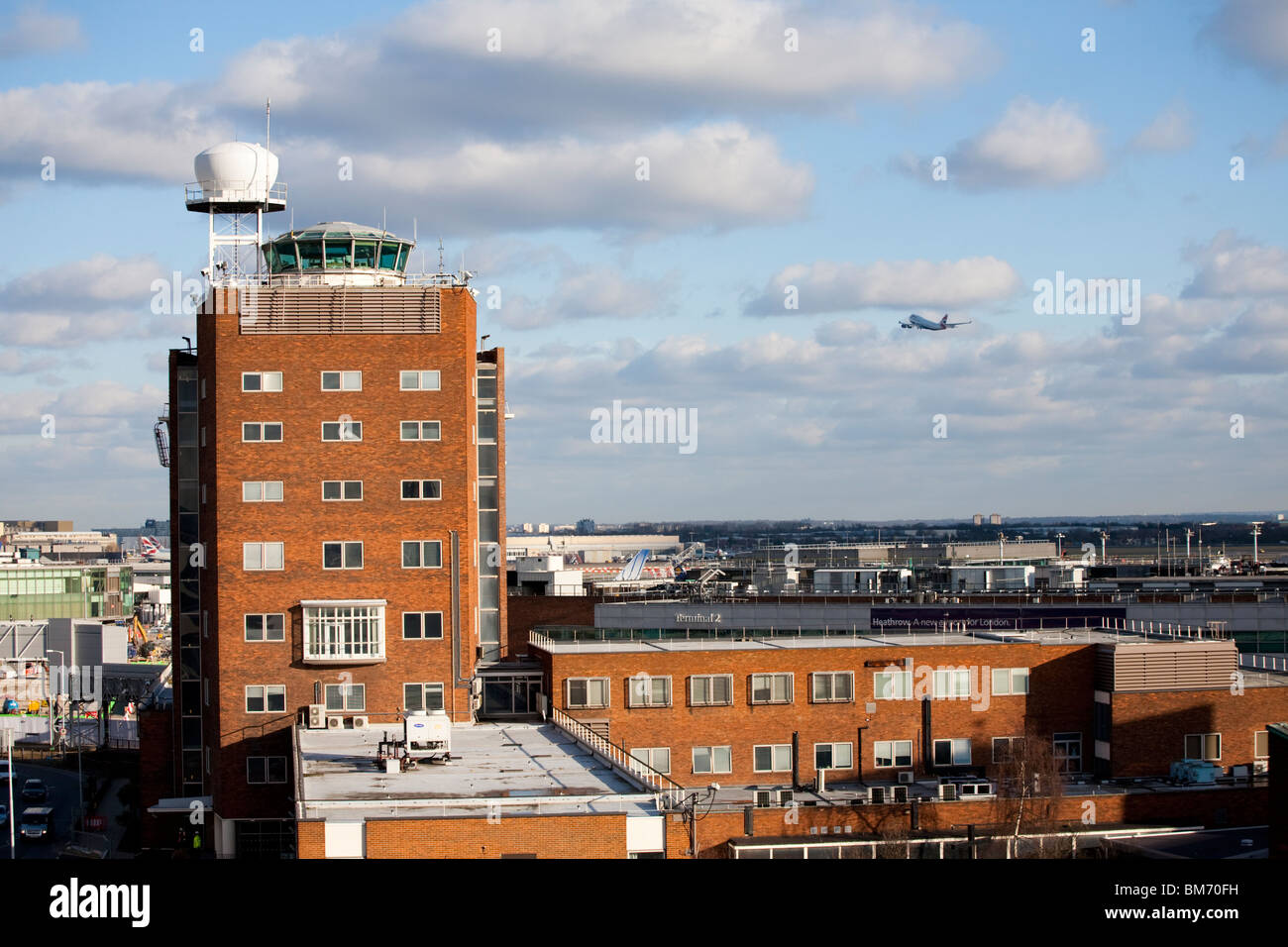 Control Tower Heathrow Airport Stock Photo - Alamy