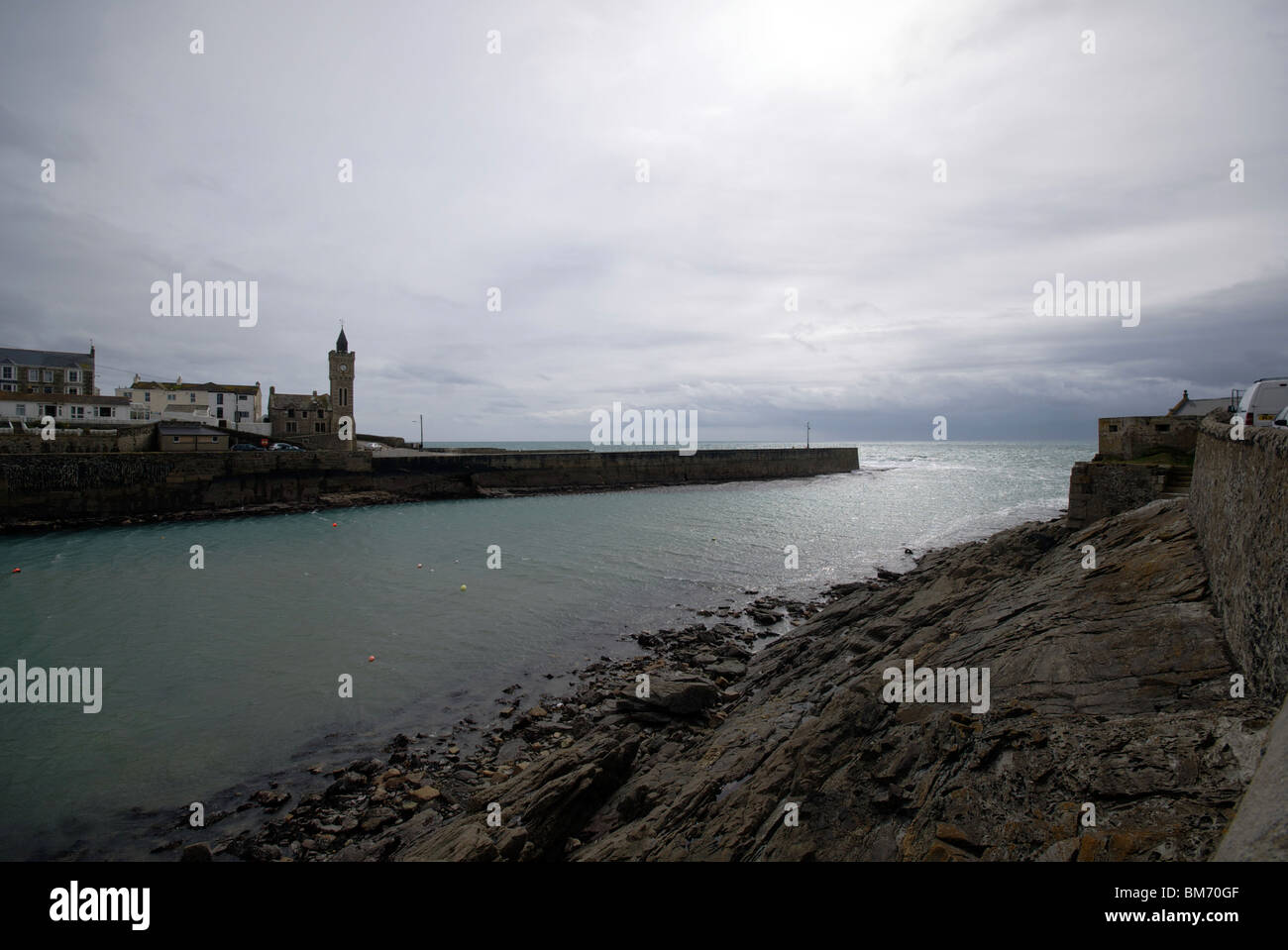 Porthleven Cornwall UK Harbour Harbor Quay Stock Photo - Alamy