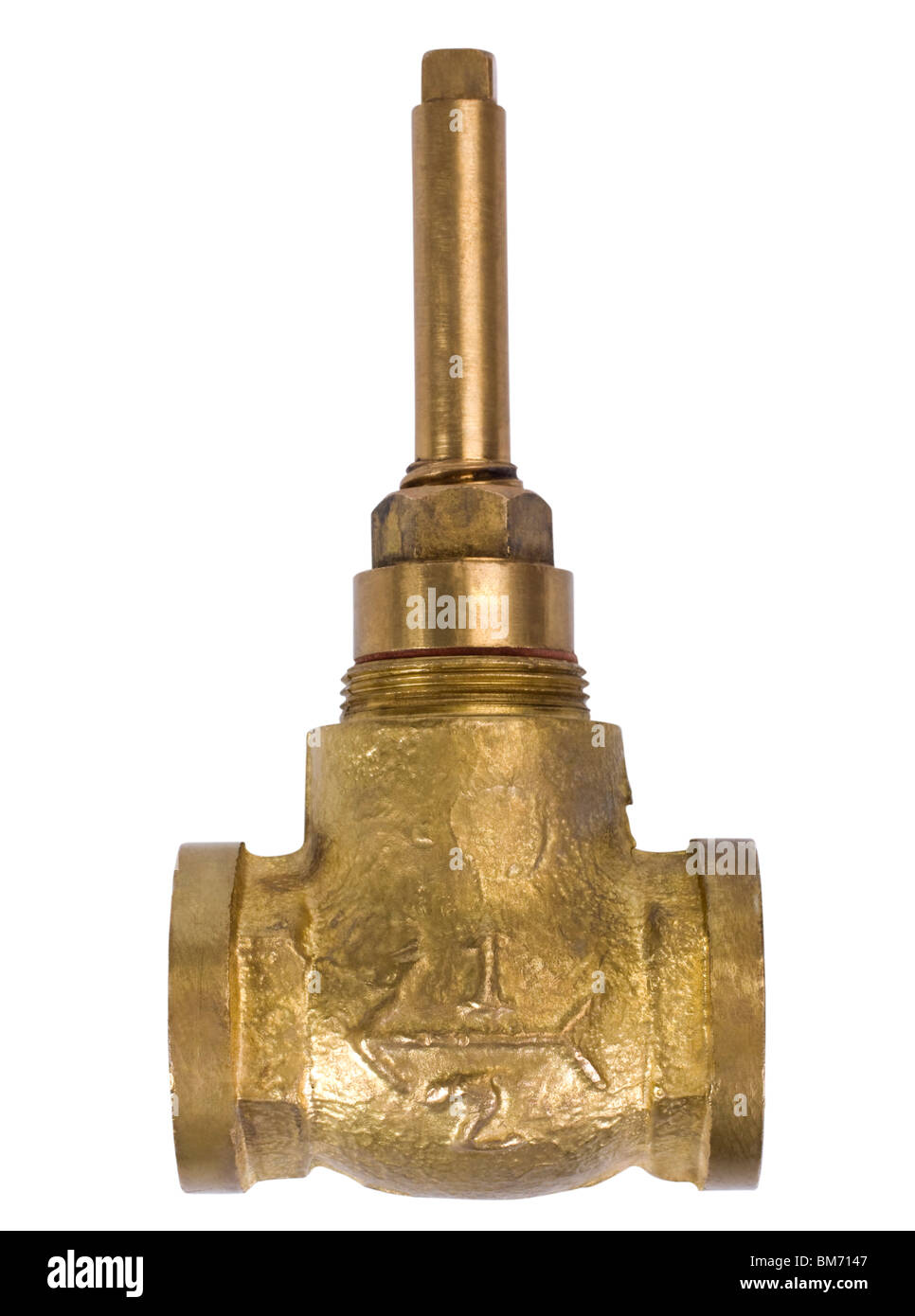 Close-up of a water shut off valve Stock Photo - Alamy