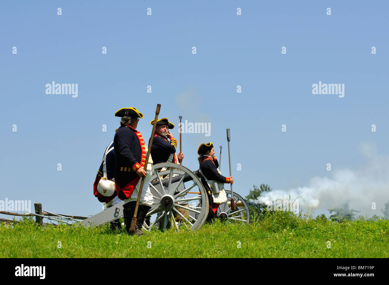 American patriots in battle costumed hi-res stock photography and ...
