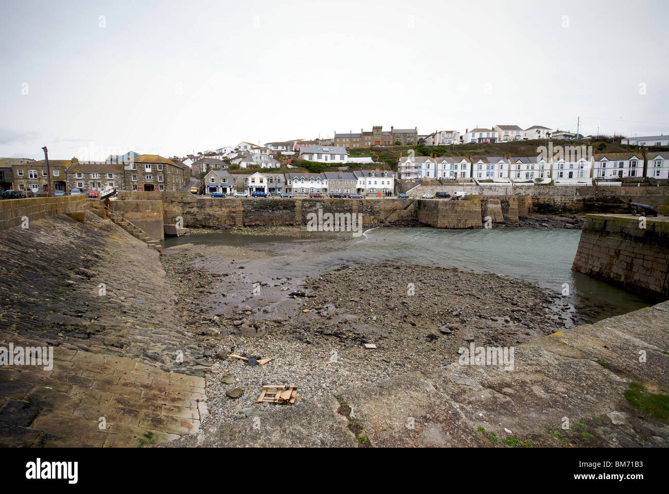 Porthleven Cornwall UK Harbour Harbor Quay Stock Photo - Alamy