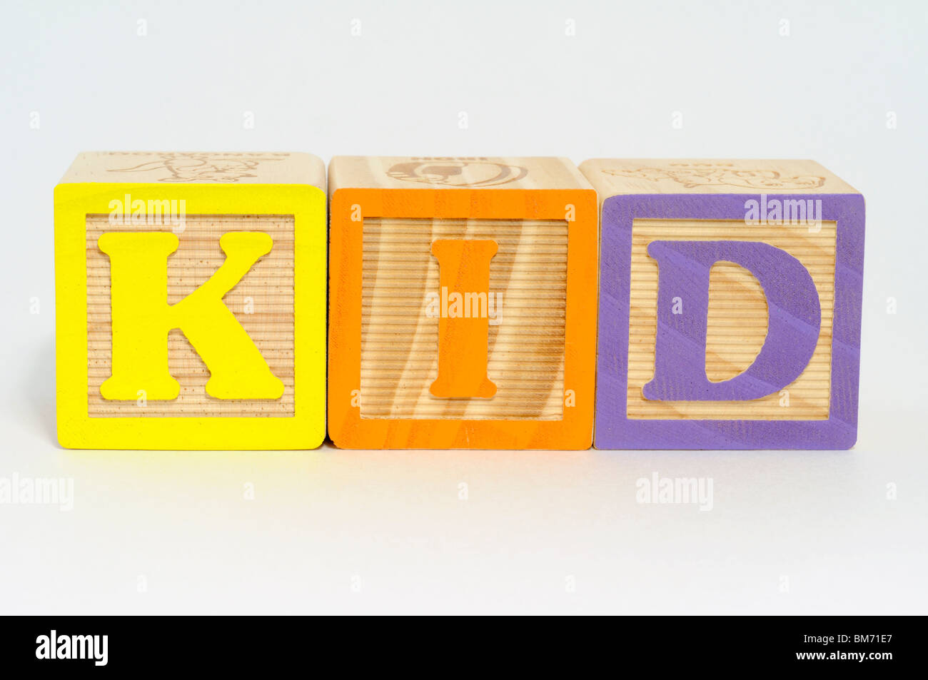 Kids blocks letters hi-res stock photography and images - Alamy