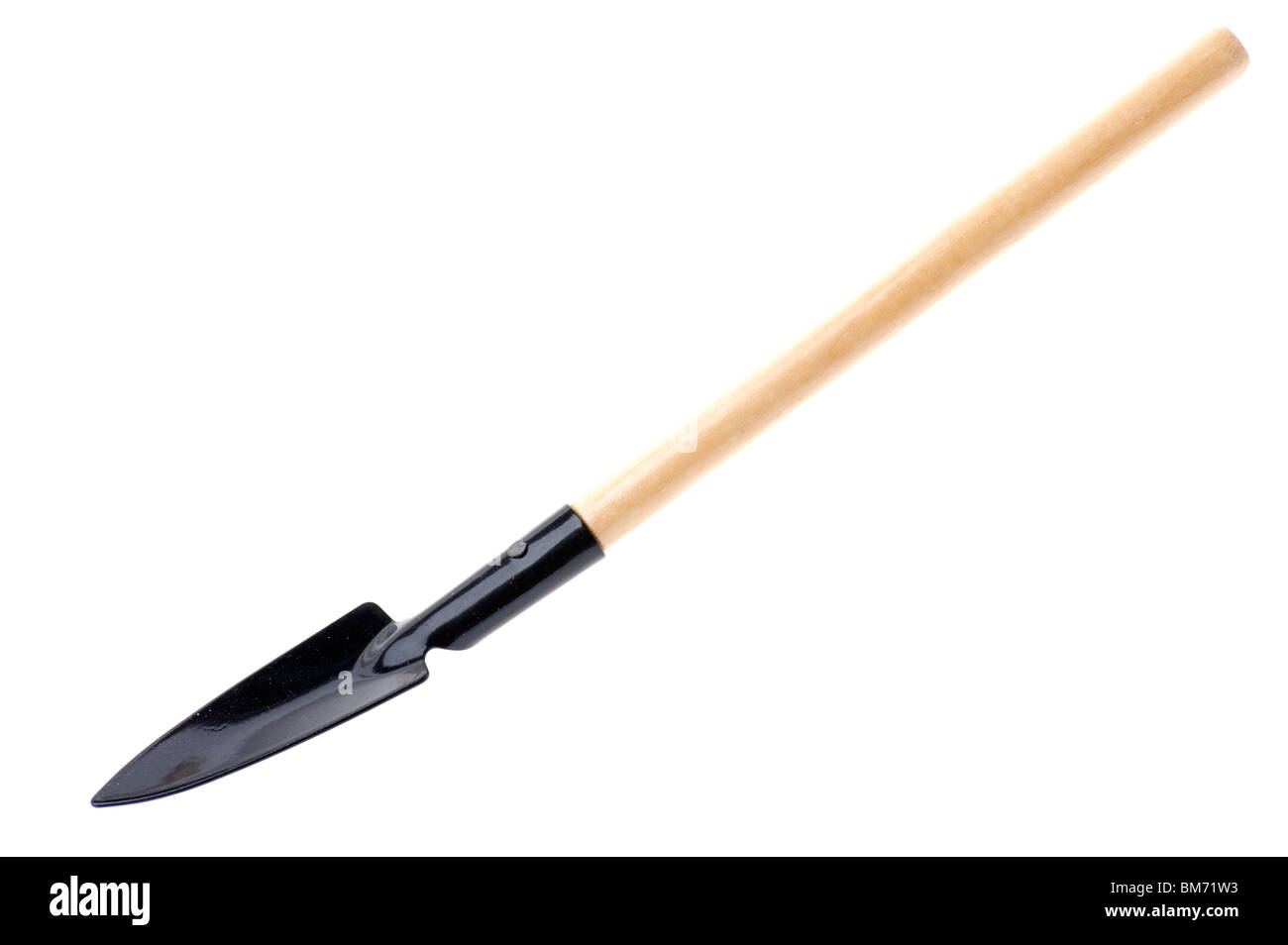 object on white - garden tool spade Stock Photo - Alamy