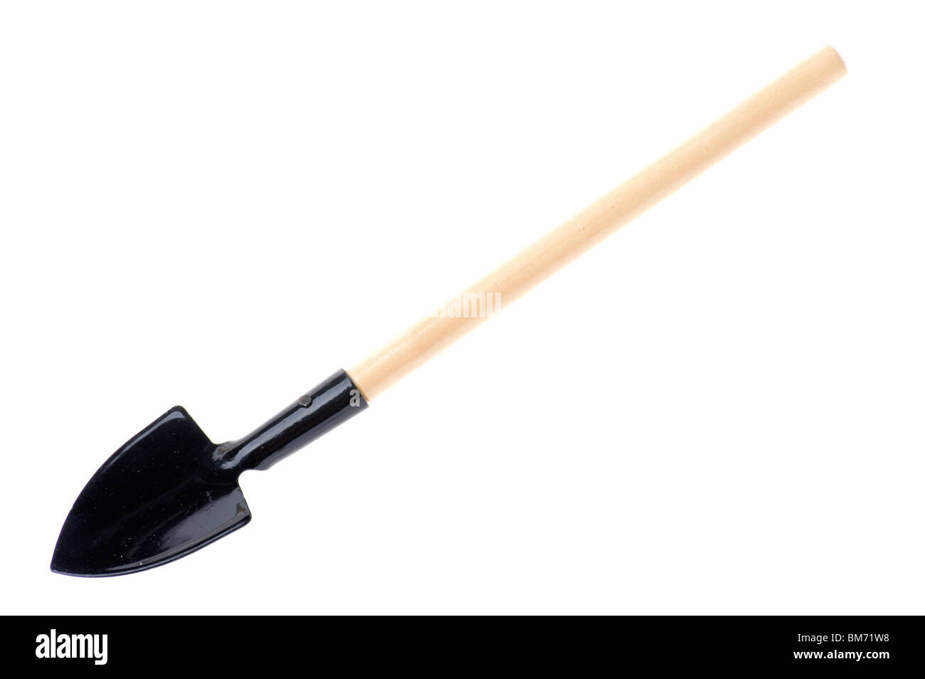 object on white - garden tool spade Stock Photo - Alamy