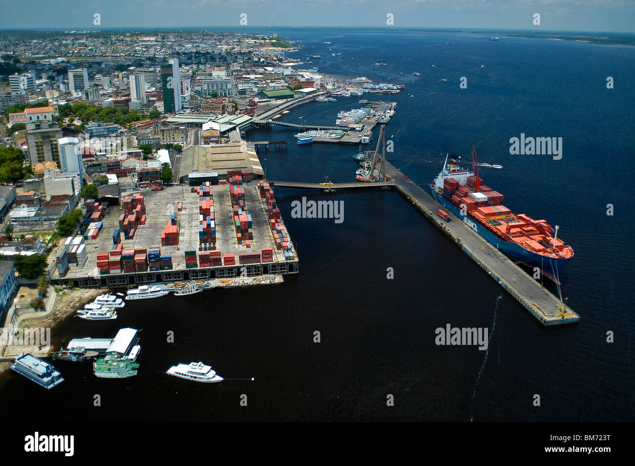 Manaus city harbour, Amazonas State, Brazil Stock Photo - Alamy