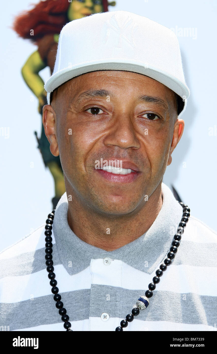 RUSSELL SIMMONS SHREK FOREVER AFTER LOS ANGELES PREMIERE BURBANK LOS ...