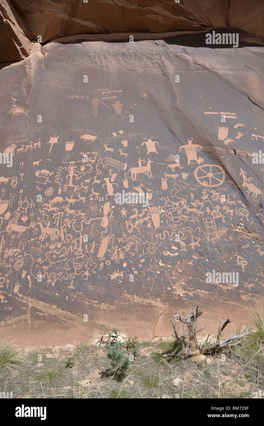 Newspaper Rock, Canyonland, Utah, USA Stock Photo - Alamy
