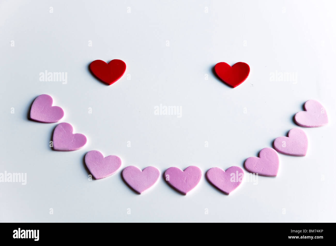 Smile and Hearts Stock Photo - Alamy