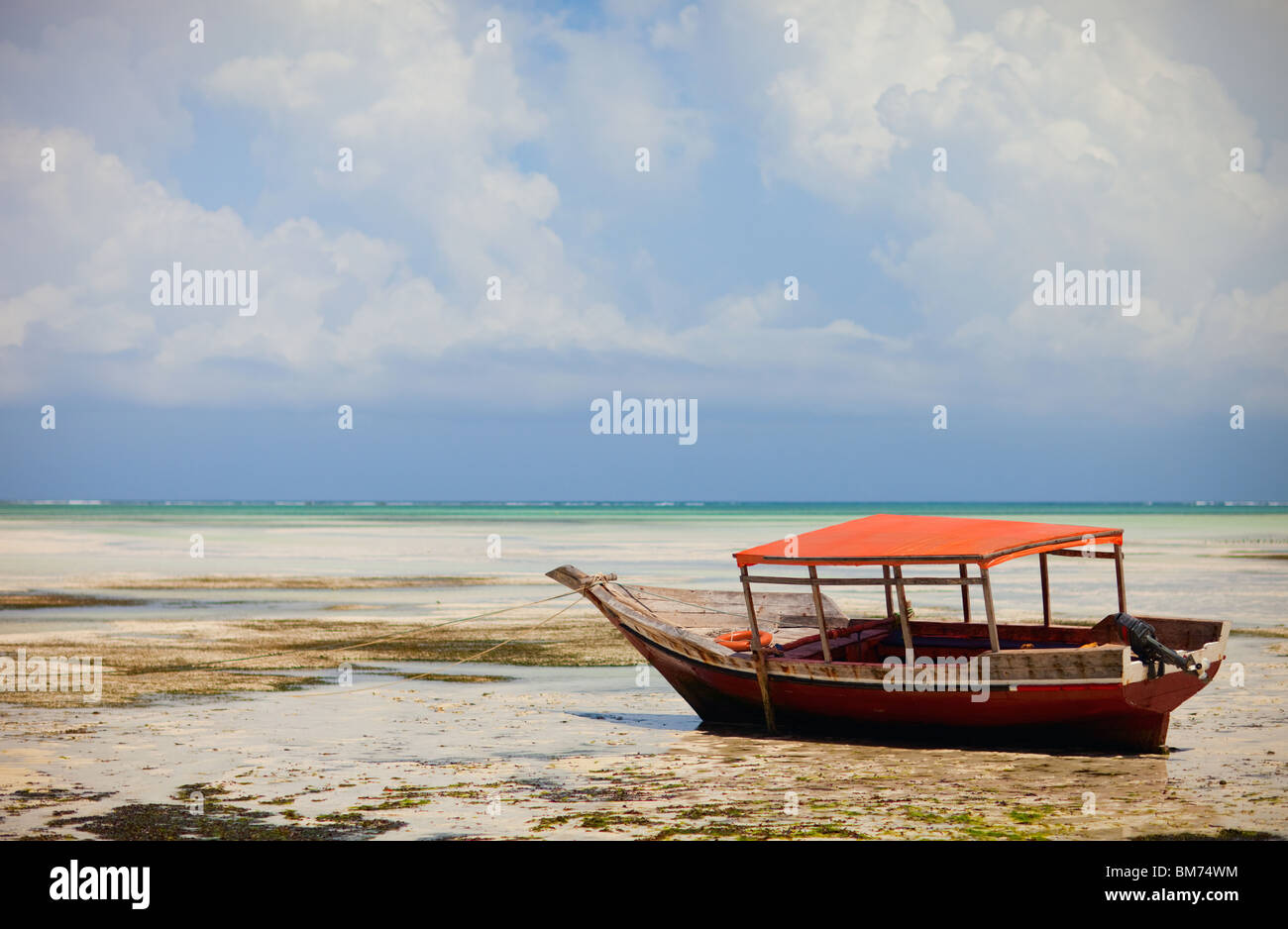 Beautiful tropical beach boat in hi-res stock photography and images ...
