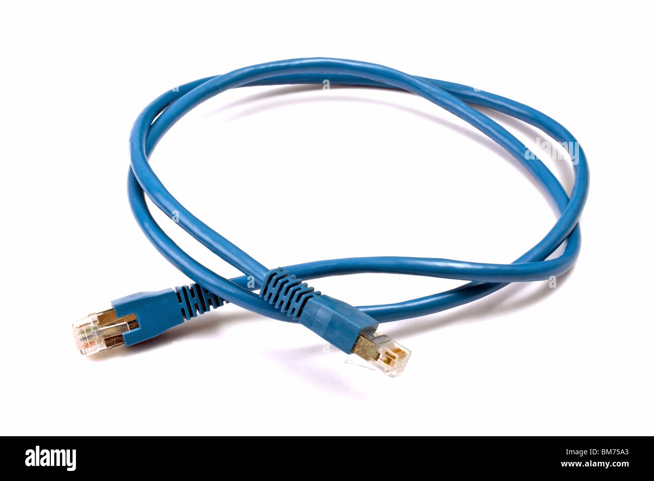 Blue cable computer hi-res stock photography and images - Alamy