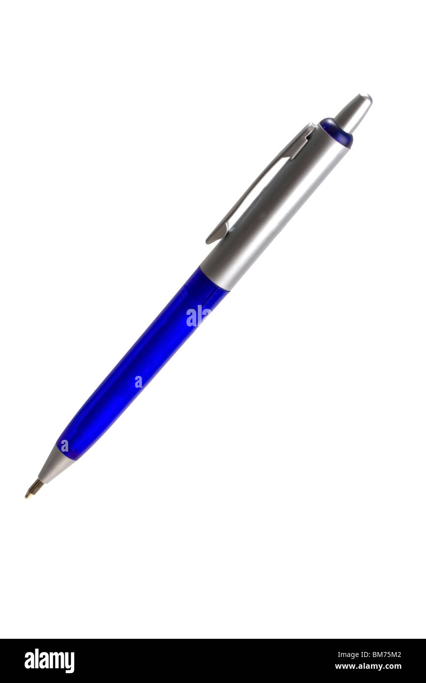 Ballpoint pen isolated on white background Stock Photo - Alamy