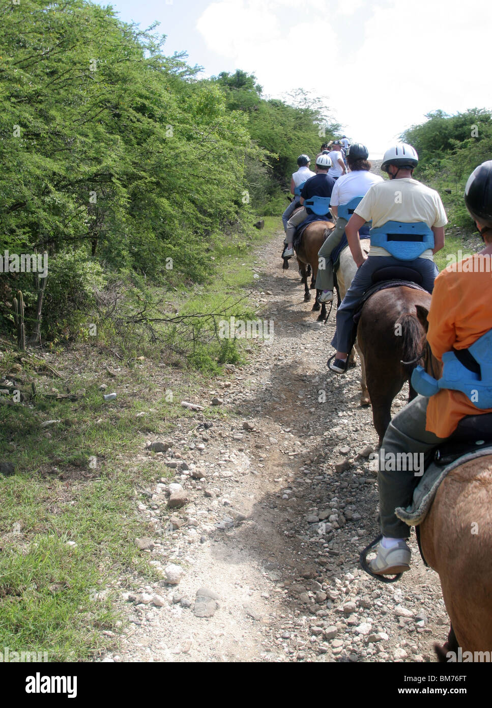 Horse riding on beach caribbean hi-res stock photography and images - Alamy