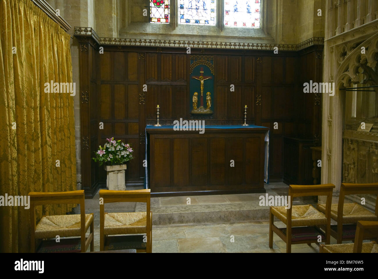 The Chapel Of Saint Calixtus Wells Cathedral Somerset England Stock ...