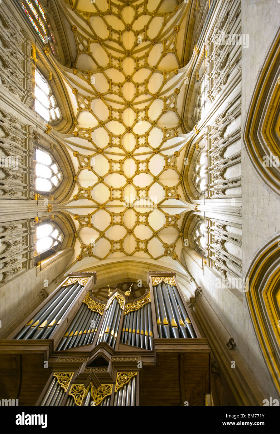 Wells cathedral roof hi-res stock photography and images - Alamy