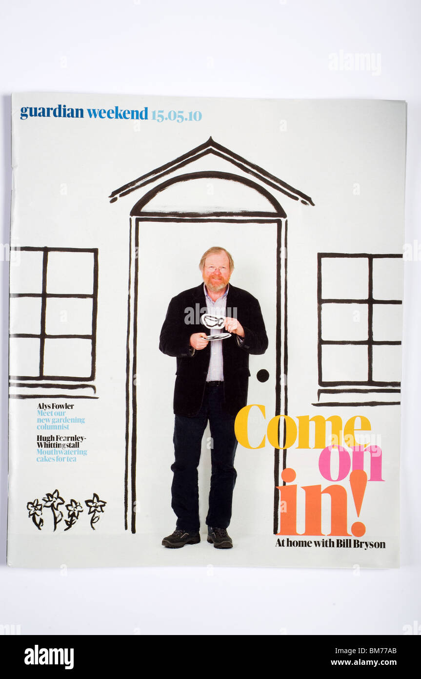 Guardian Weekend magazine Stock Photo - Alamy