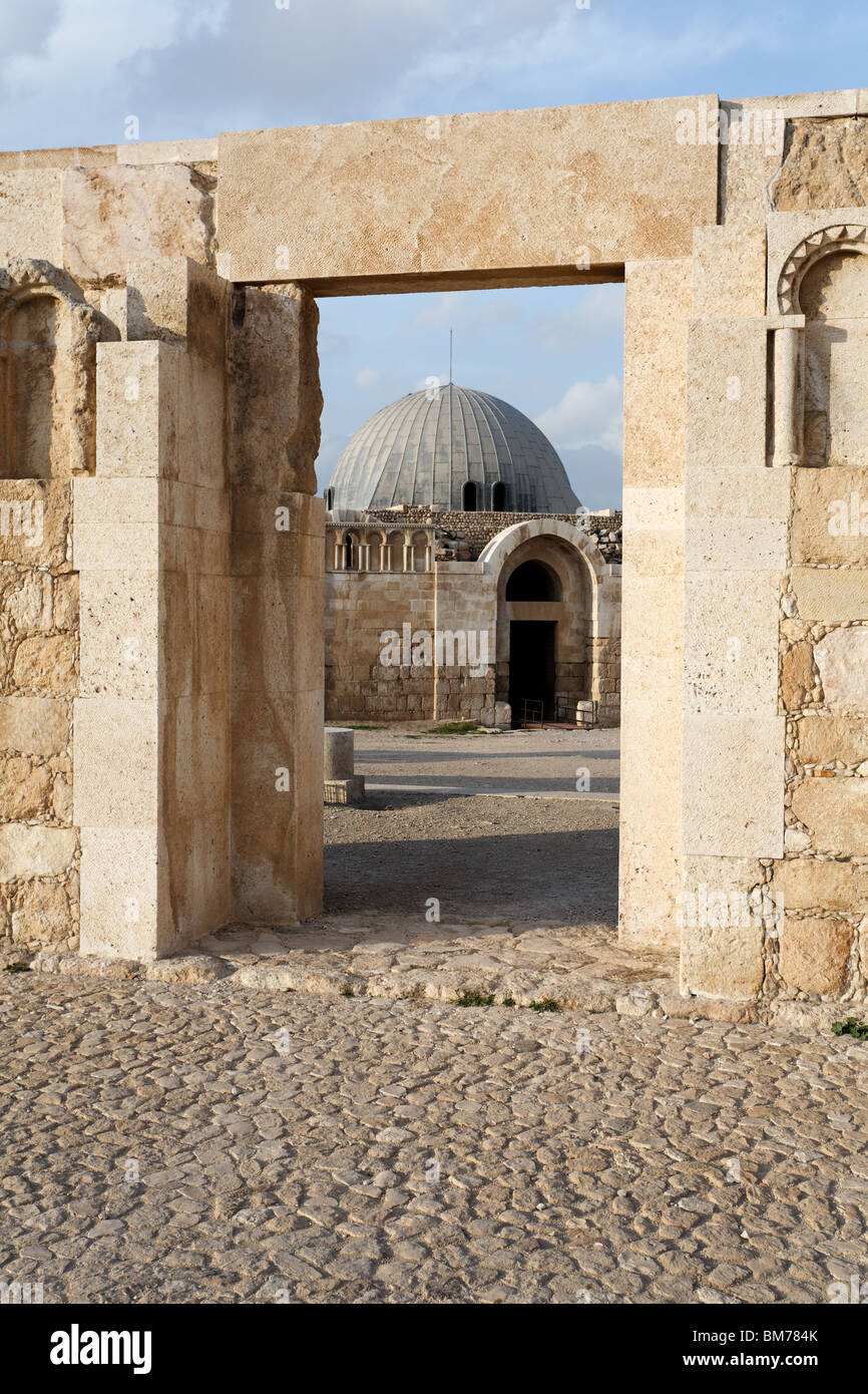 The ruins of Umayyad Palace, above Amman, Jordan Stock Photo - Alamy