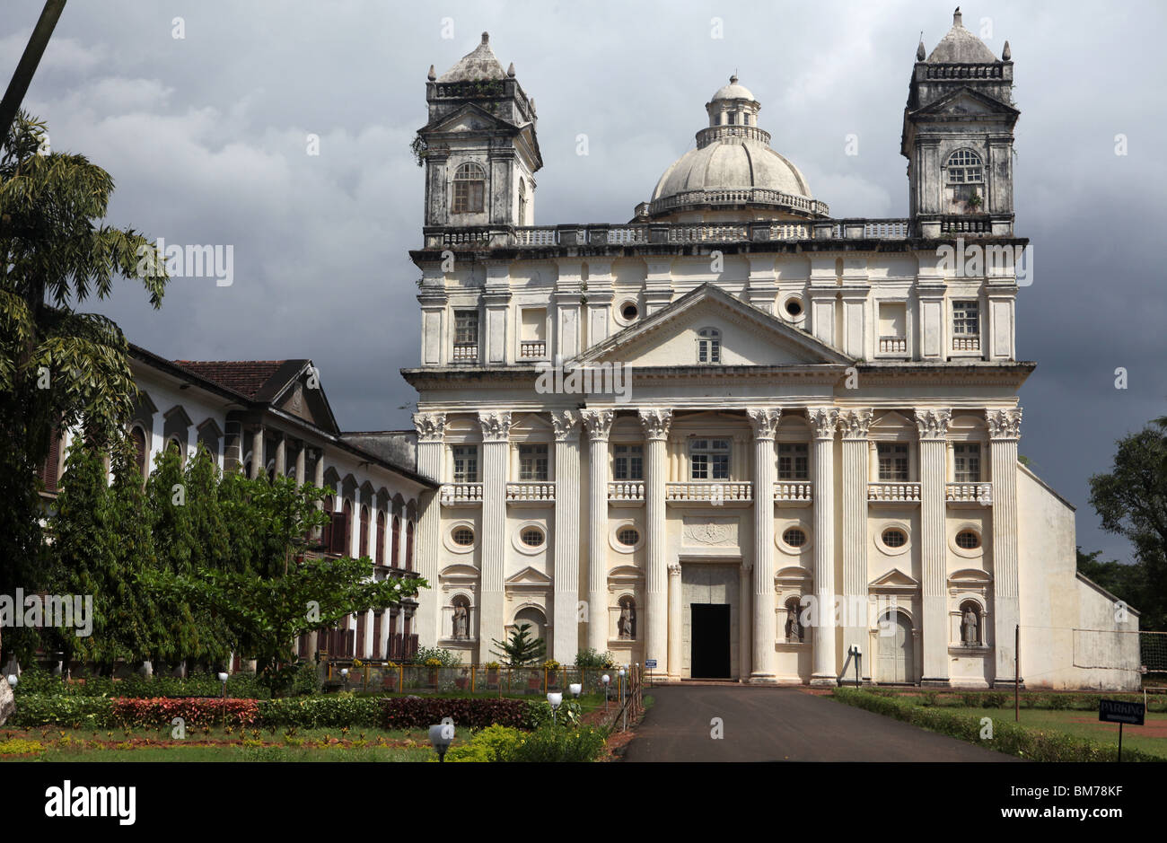 Church of St. Cajetan in Old Goa, Goa State in India Stock Photo - Alamy