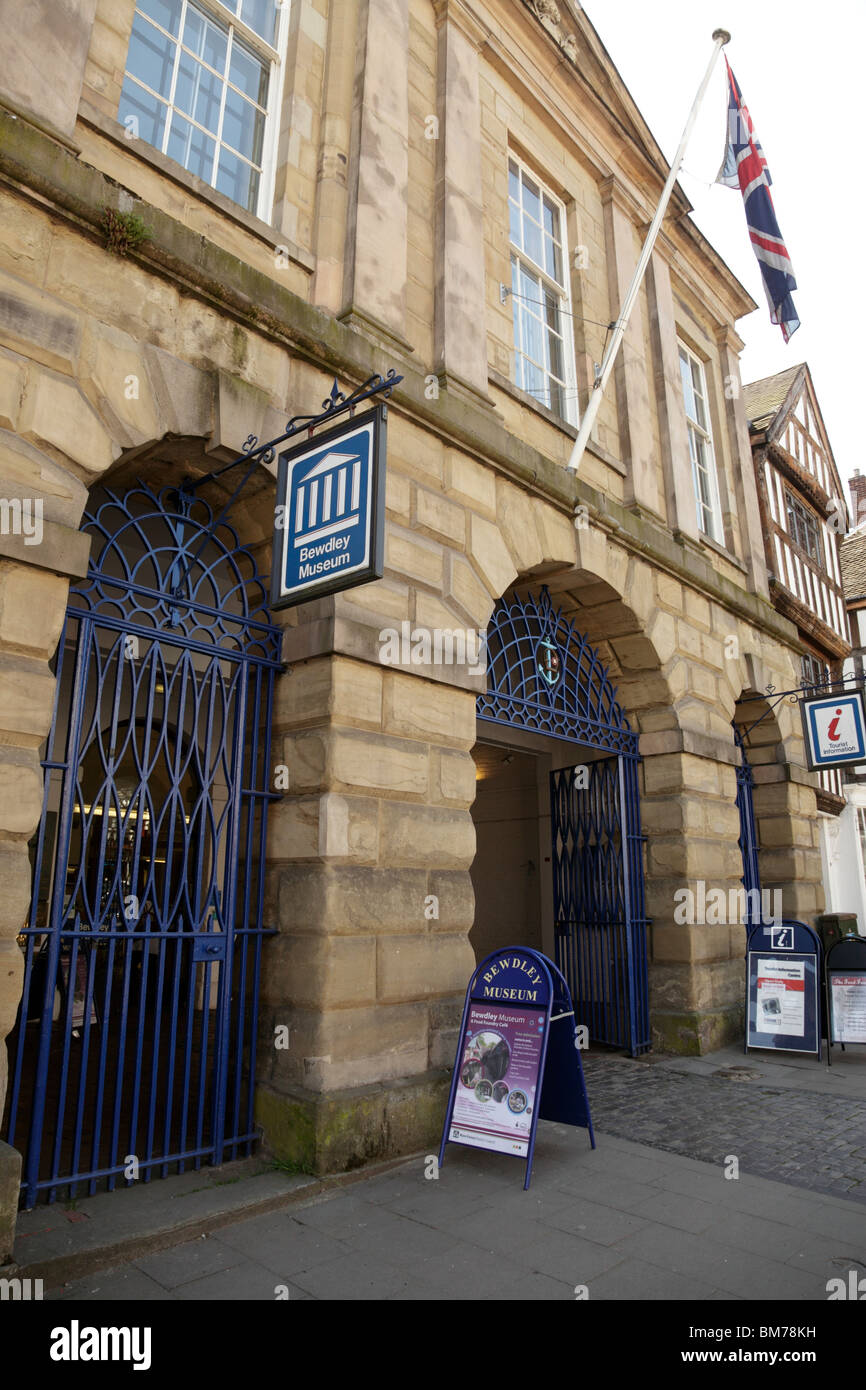 entrance to the museum load street bewdley worcestershire uk Stock ...