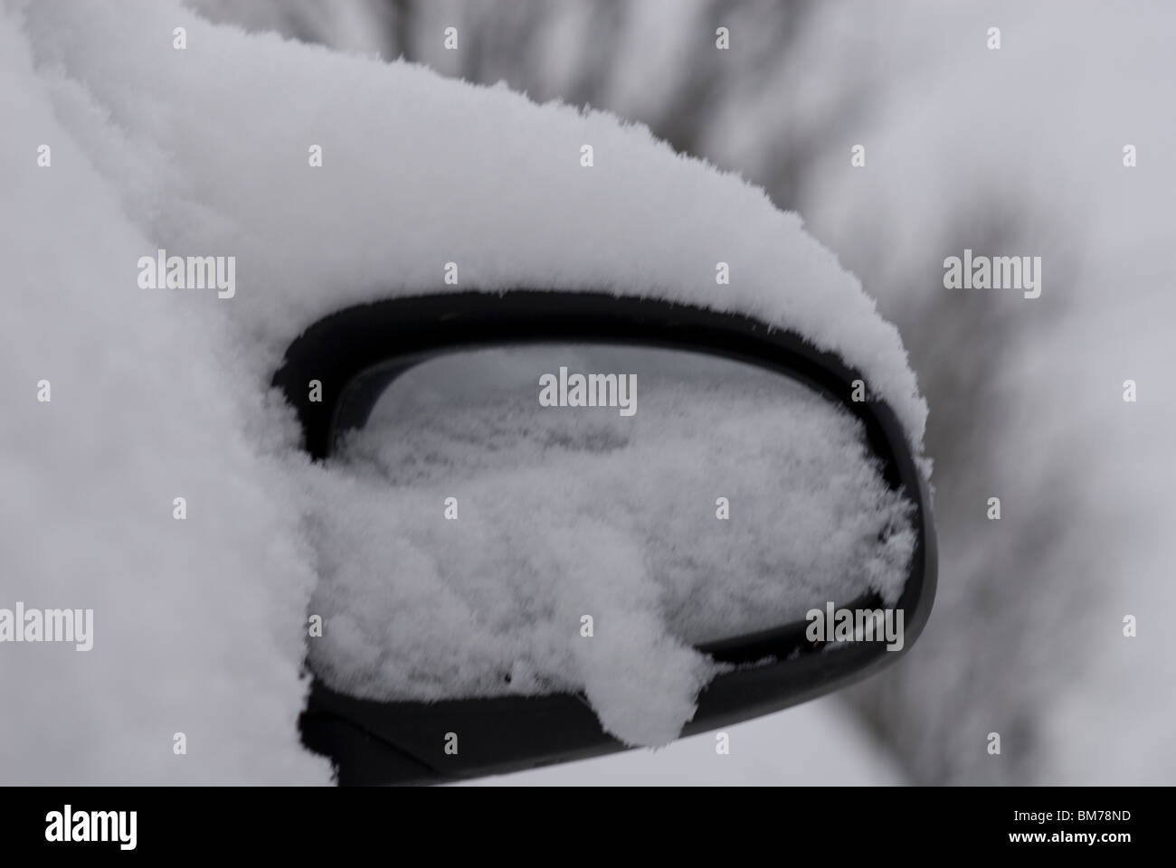 snowy car window Stock Photo - Alamy