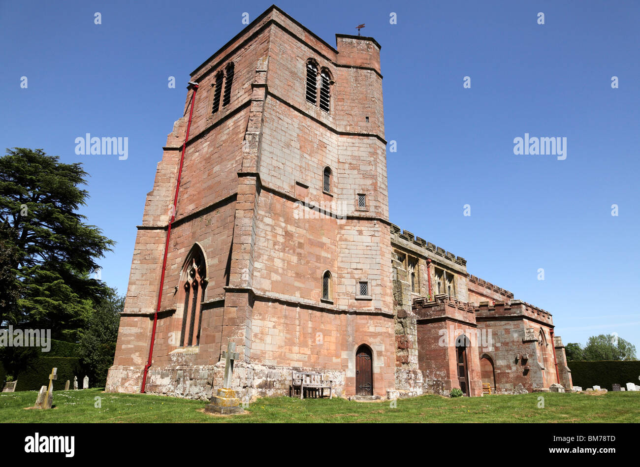 parish church of st peter in the village of upper arley worcestershire ...