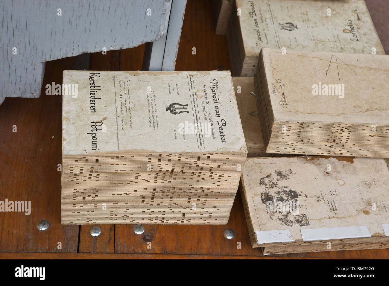 Perforated cardboard book music hi-res stock photography and images - Alamy