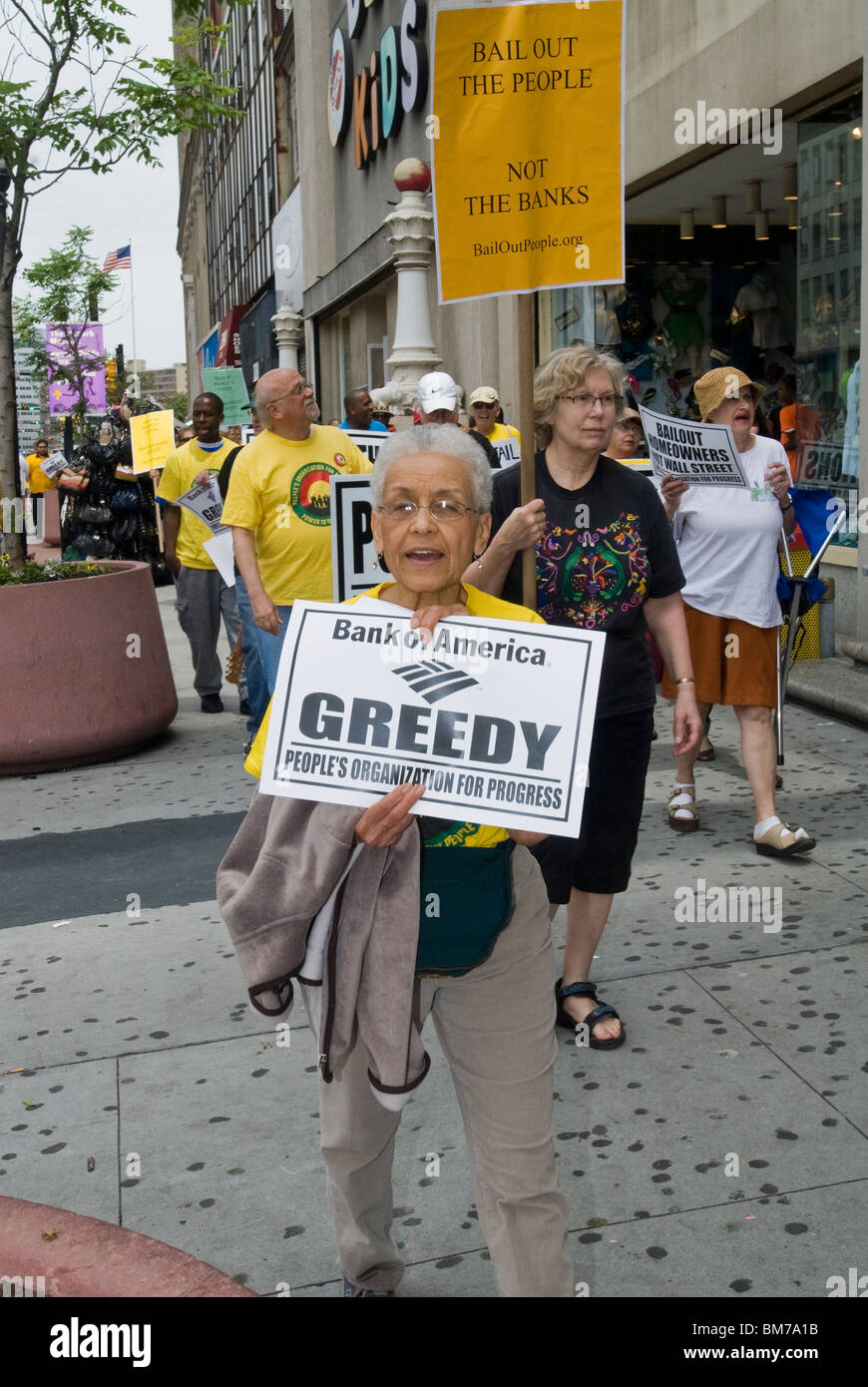 Members of New Jersey community groups rally and march in Newark, New ...