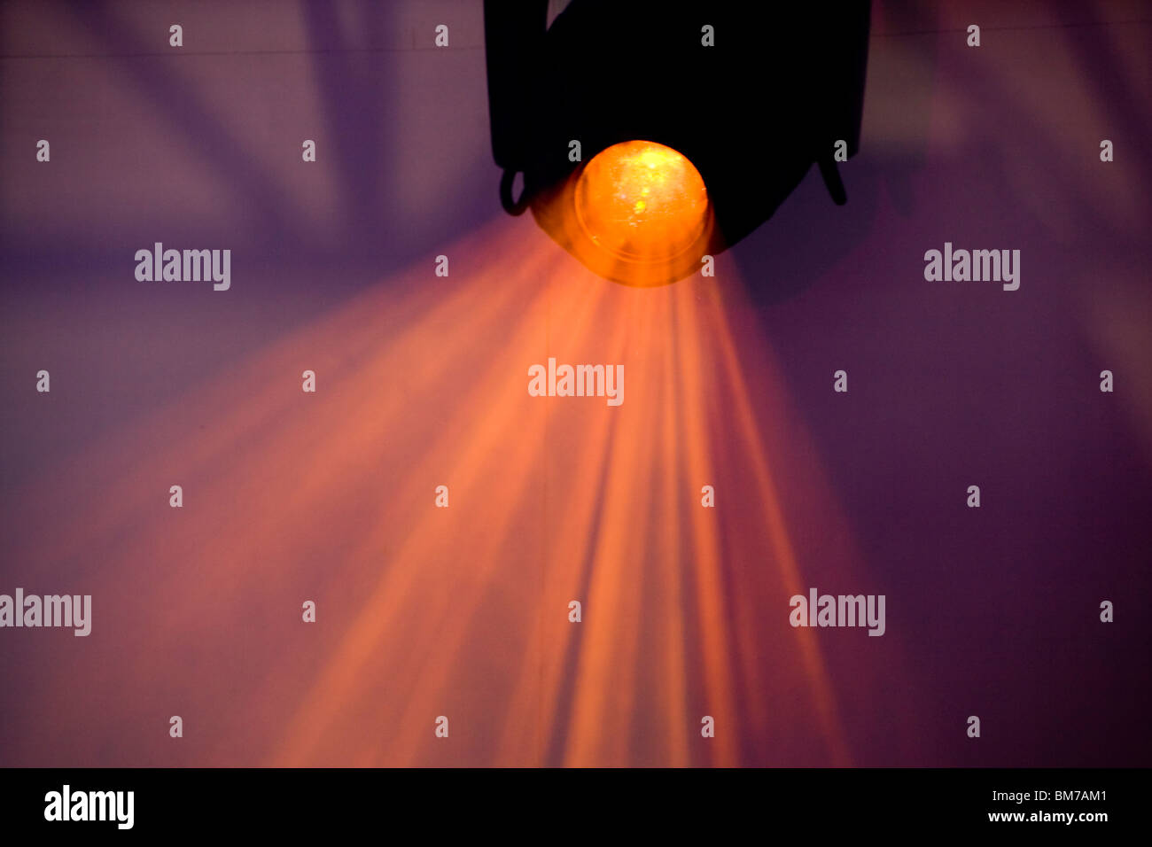 Beautiful Colourful disco lighting in the stage Stock Photo - Alamy