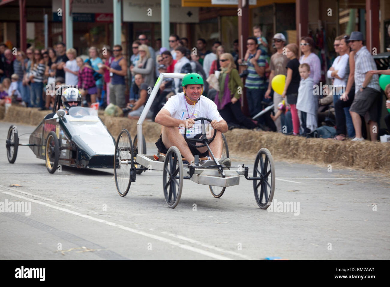 Bangalow billycart derby, Bangalow, New South Wales, Australia Stock ...