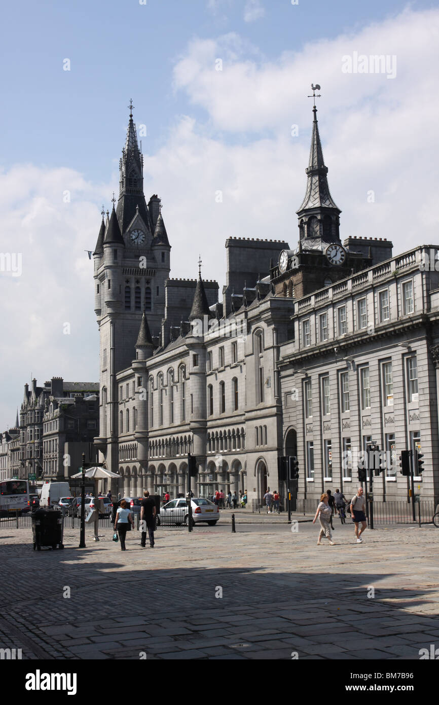 exterior of Aberdeen Town House Scotland May 2010 Stock Photo - Alamy
