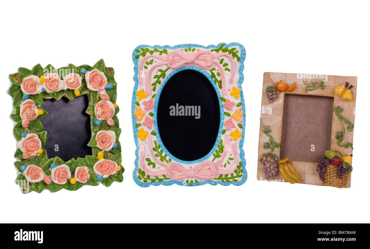 Collection of picture frames Cut Out Stock Images & Pictures - Alamy