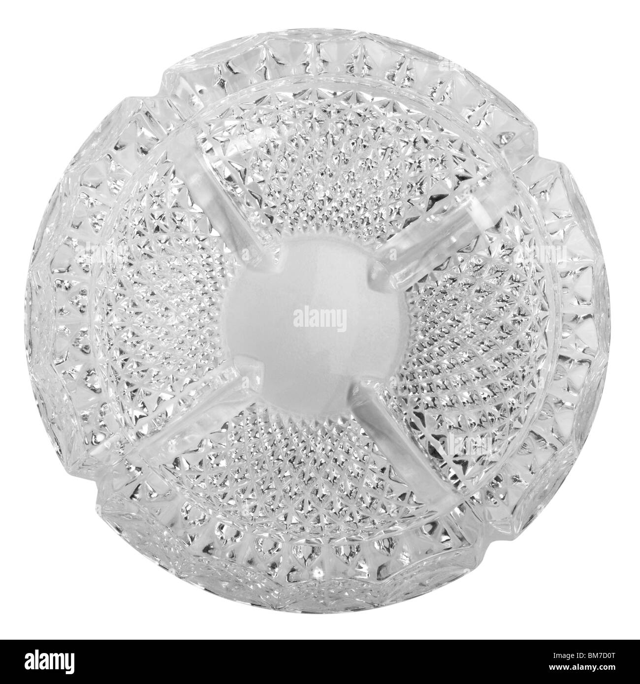 Close-up of a crystal ashtray Stock Photo - Alamy