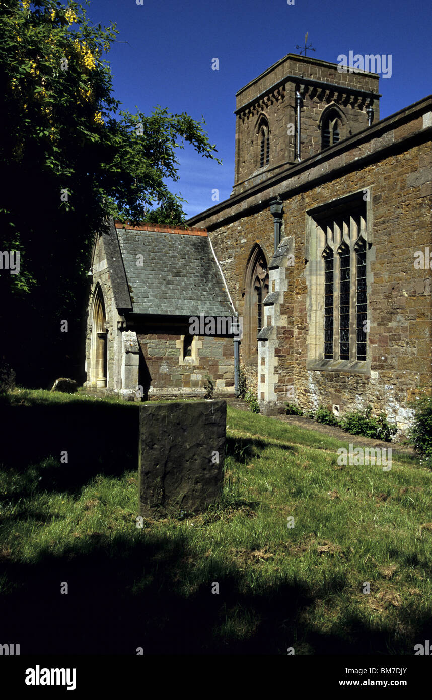 Gothic church dedicated to St. Mary in Barby near Rugby Stock Photo - Alamy