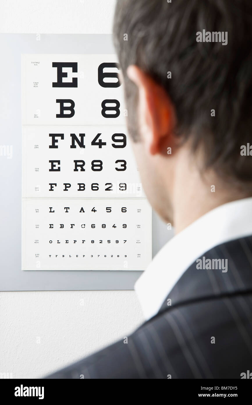 Eye chart hi-res stock photography and images - Alamy