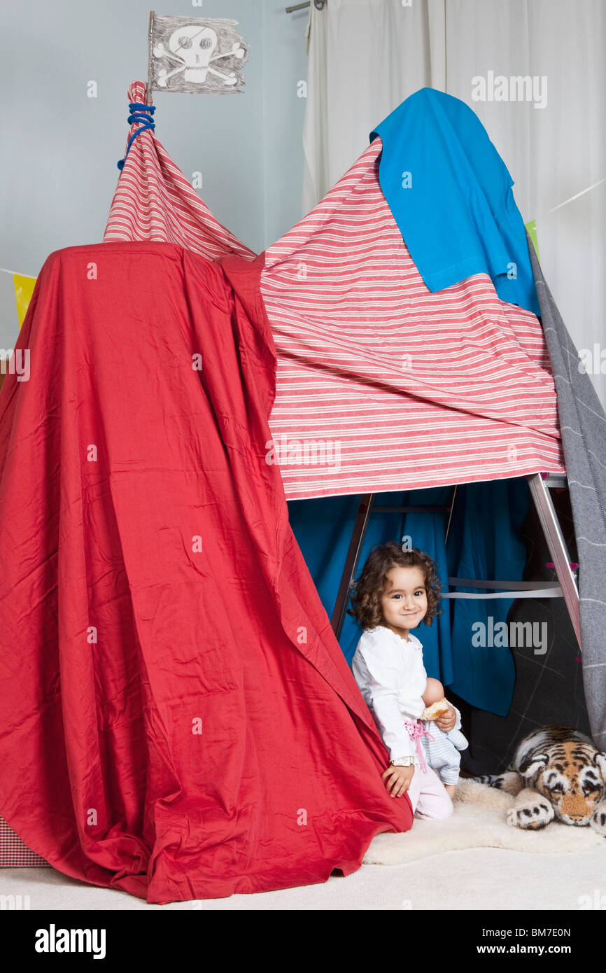 Children playing under tent High Resolution Stock Photography and ...