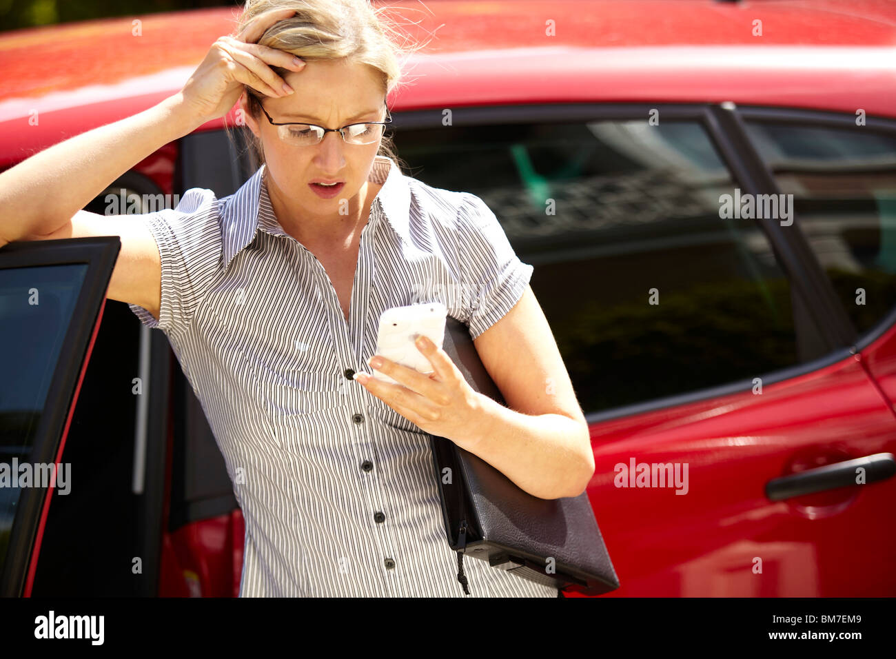 Woman sales rep door hi-res stock photography and images - Alamy