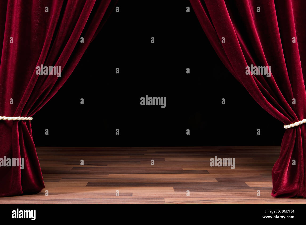 An Empty Theatre Stage Stock Photo - Alamy