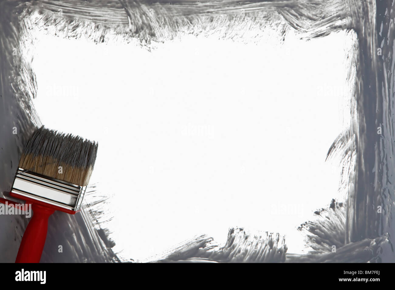 Grey paint brush hi-res stock photography and images - Alamy