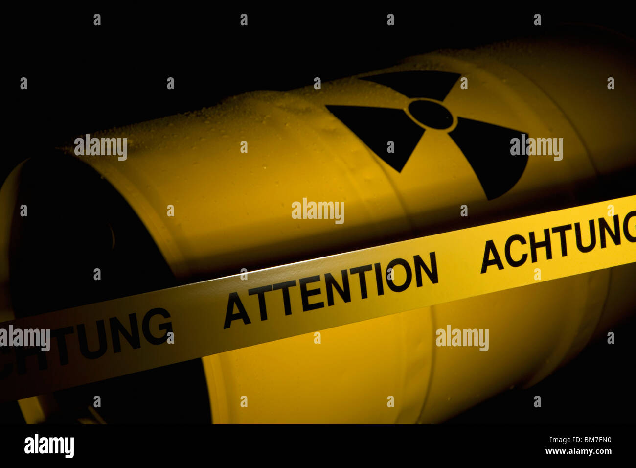 A Radioactive Barrel Stock Photo - Alamy